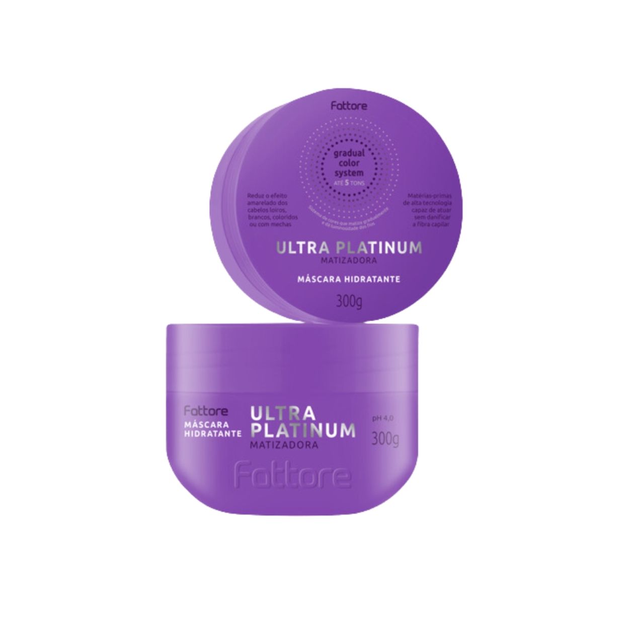 Máscara Fattore Ultra Platinum - IAP Cosméticos - IAP